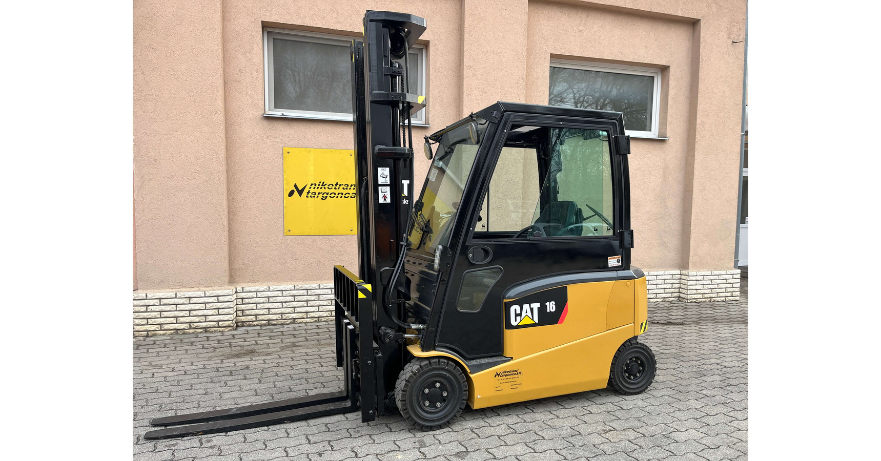 CATERPILLAR EP16PN-48E elektromos homlokvillás ellensúlyos targonca ...